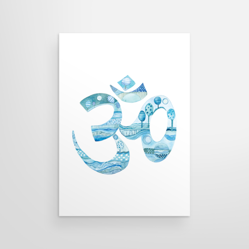 Blue OM – D Griffin Paints: Yoga