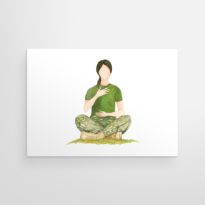 Army Meditation – D Griffin Paints: Yoga
